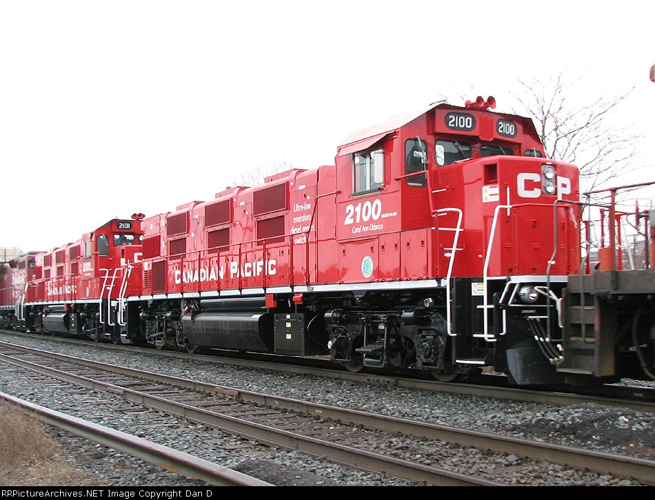 CP 2100 & 2101 on the transfer